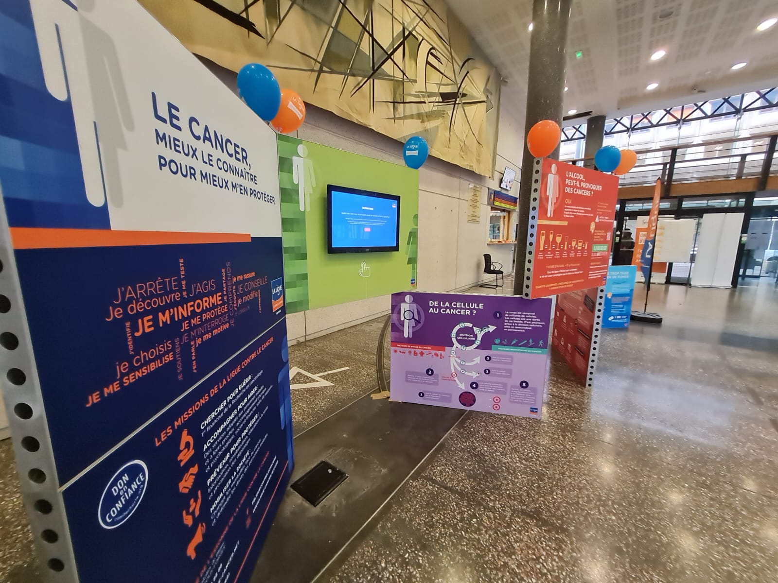 L'Université d'Évry s'engage dans la lutte contre le cancer